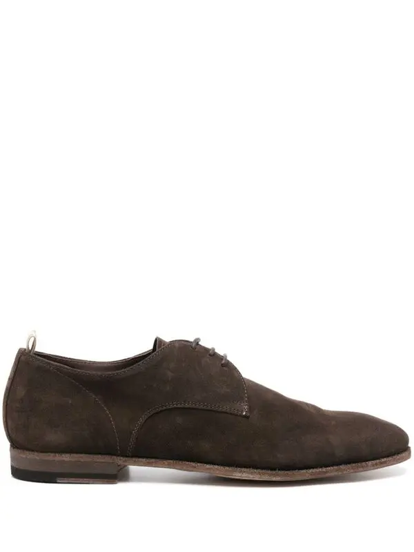 Officine Creative Solitude Suede Derby Shoes