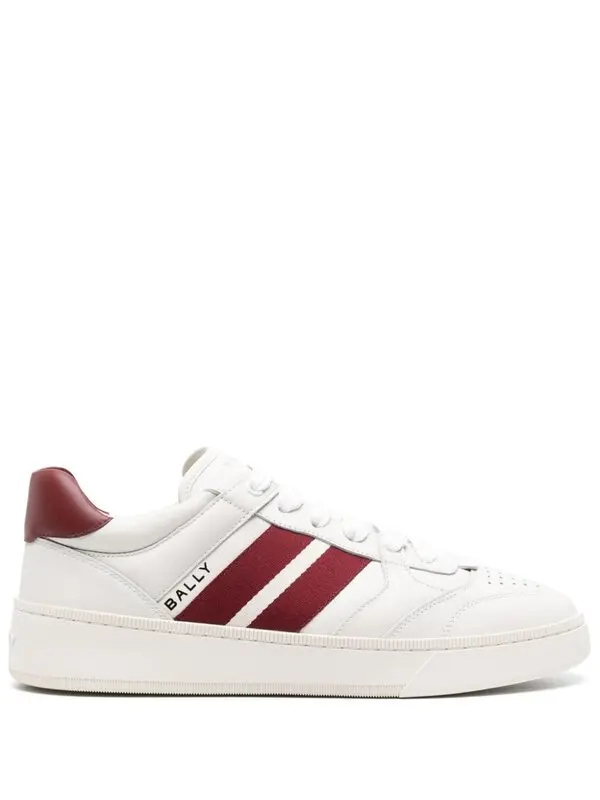 Bally Raise Leather Sneakers - White