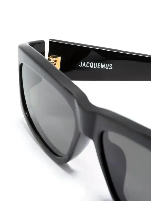Jacquemus The Pilota Sunglasses - Black