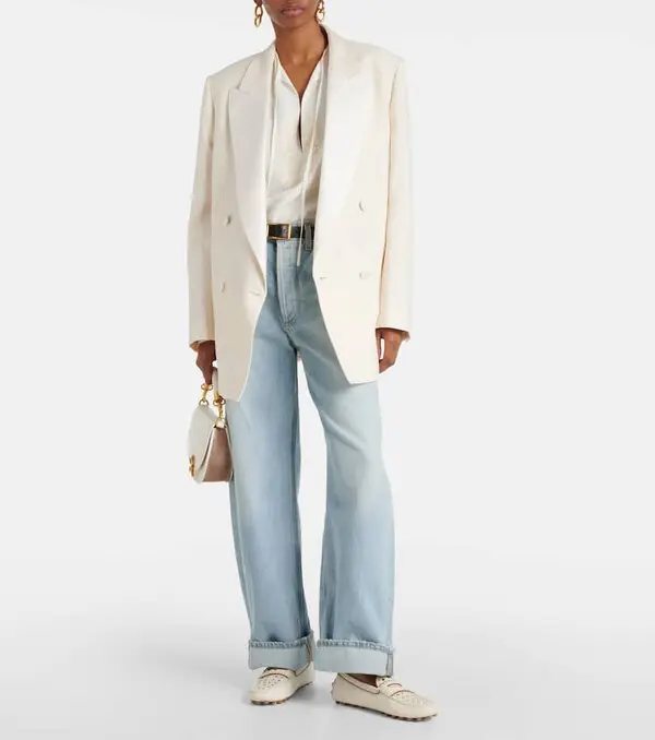 TOD'S Gommino Studded Leather Moccasins