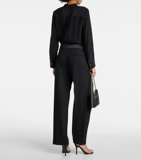 Stella McCartney Wool Tuxedo Trousers