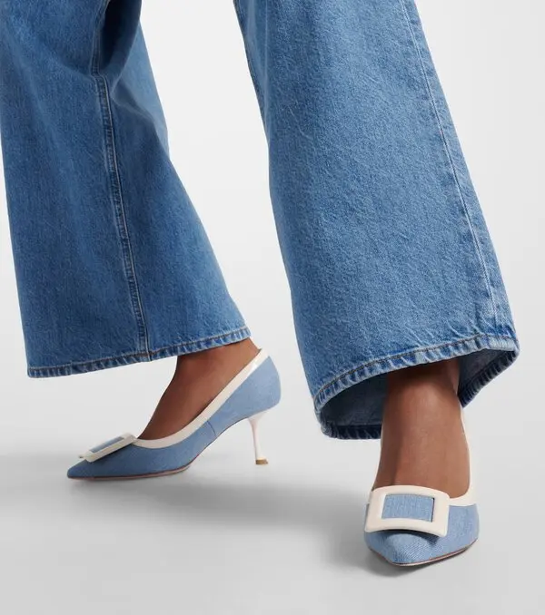 ROGER VIVIER Viv' In The City Pumps - Blue