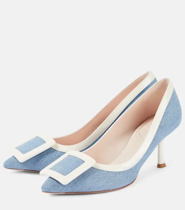 ROGER VIVIER Viv' In The City Pumps - Blue