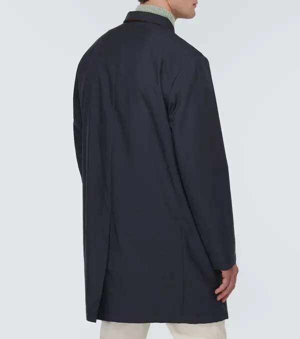 Loro Piana Sebring Technical Coat - Blue