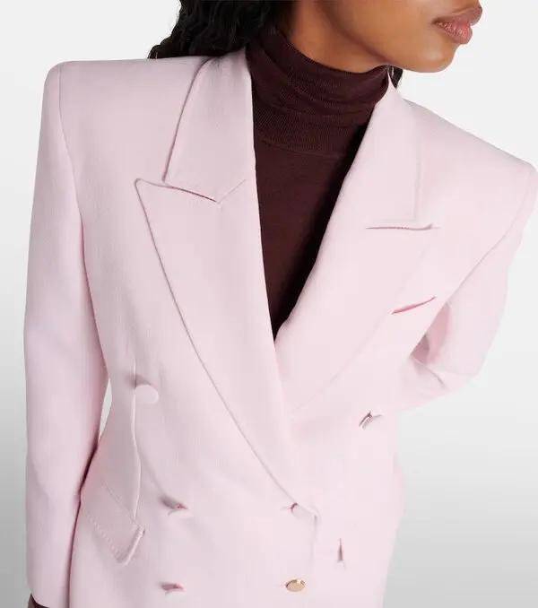 Gabriela Hearst Cashmere Double-breasted Blazer - Pink