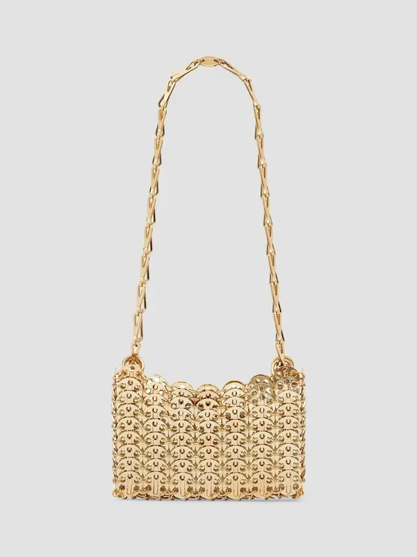 Rabanne 1969 Nano Shoulder Bag - Light Gold