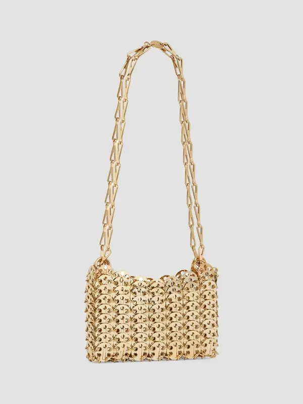 Rabanne 1969 Nano Shoulder Bag - Light Gold