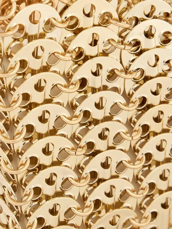 Rabanne 1969 Nano Shoulder Bag - Light Gold