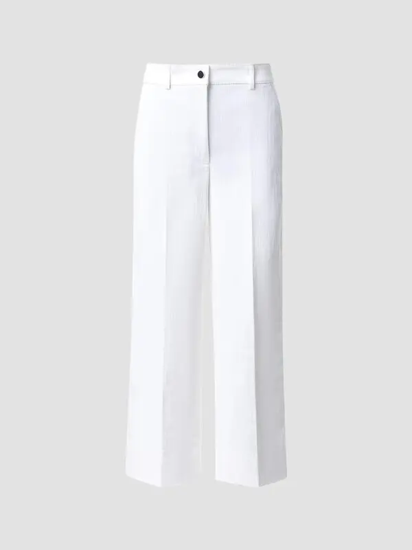 Akris Chiara High-rise Stretch Wide Jeans