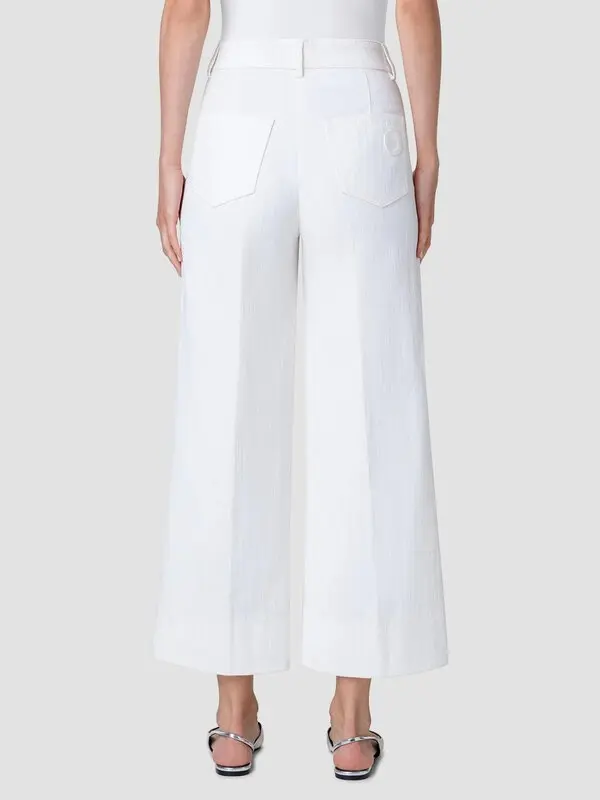 Akris Chiara High-rise Stretch Wide Jeans