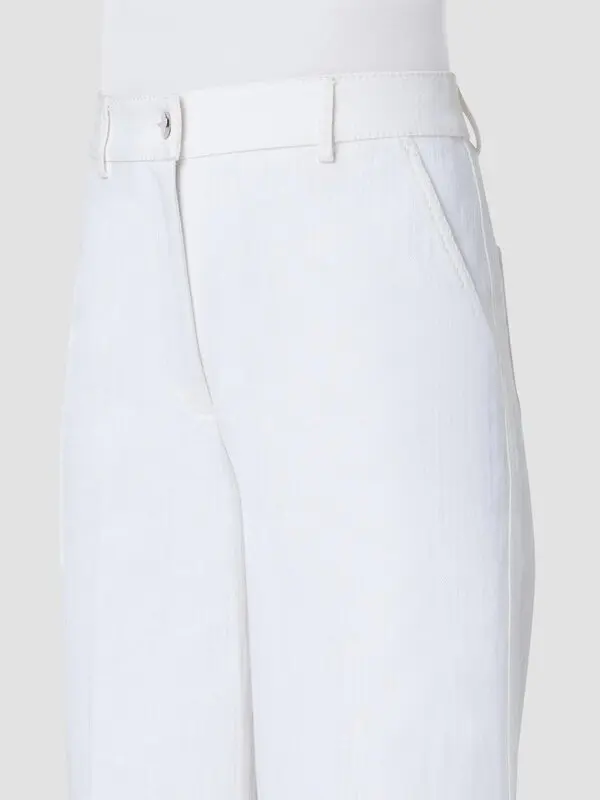 Akris Chiara High-rise Stretch Wide Jeans