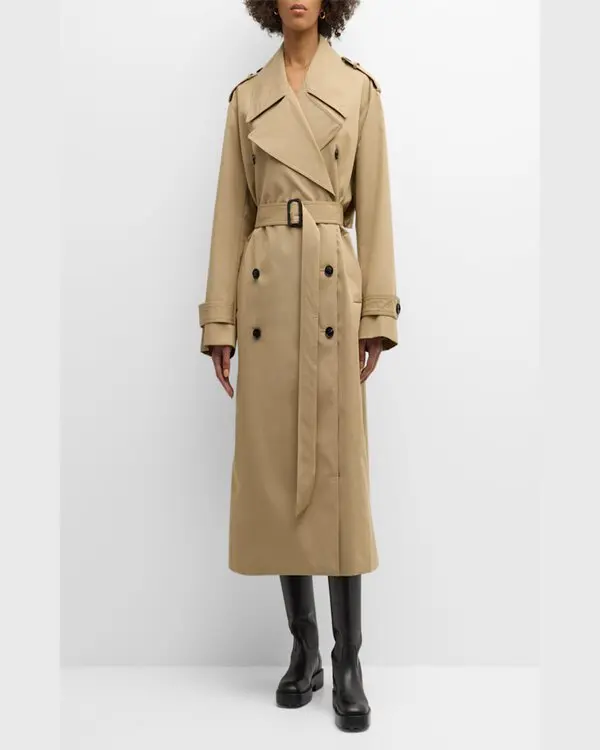 Co - Co Oversized Belted Trench Coat