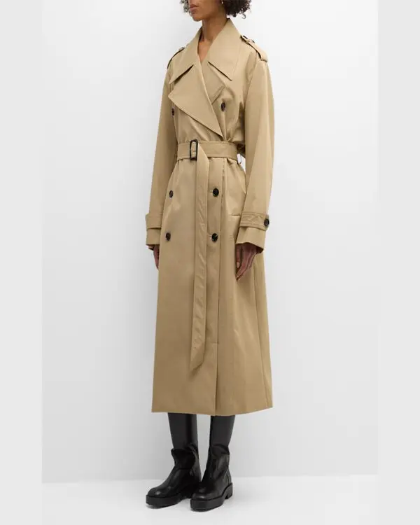 Co - Co Oversized Belted Trench Coat