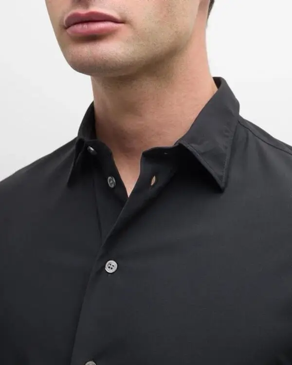 Emporio Armani Apos;s Nylon-stretch Sport Shirt