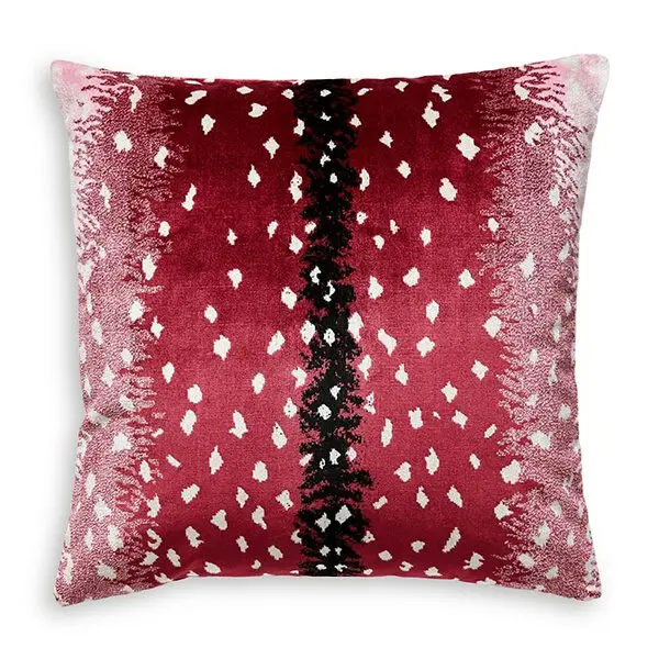 SCALAMANDRE Antelope Pillow - Raspberry