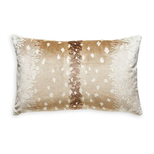 SCALAMANDRE Antelope Lumbar Pillow - Sahara