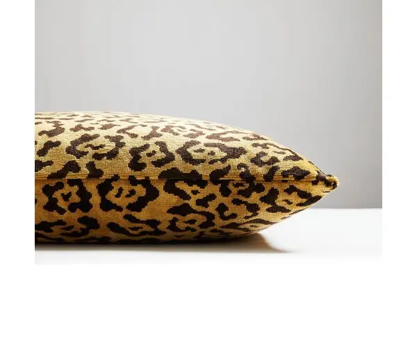SCALAMANDRE Leopardo Decorative Pillow, 22 X 22
