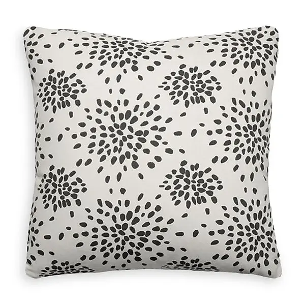 SCALAMANDRE Fireworks Pillow - Black/white