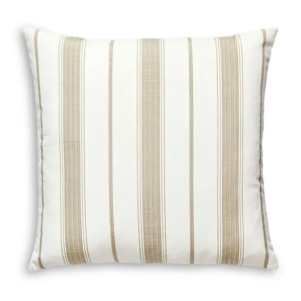 SCALAMANDRE Sconset Outdoor Decorative Pillow, 22 X 22 - Beige