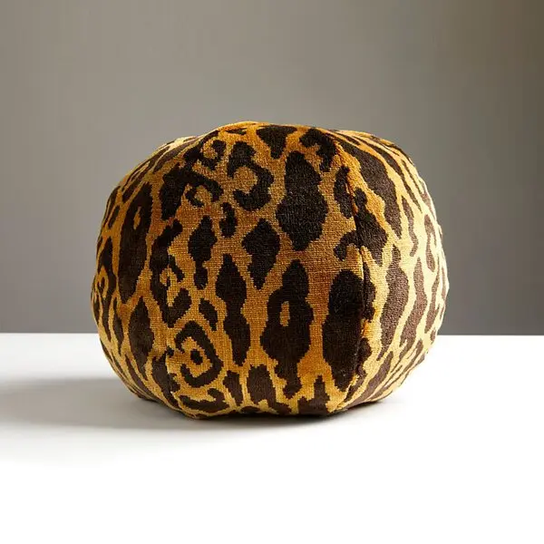 SCALAMANDRE Leopardo Sphere Decorative Pillow, 12 - Multi