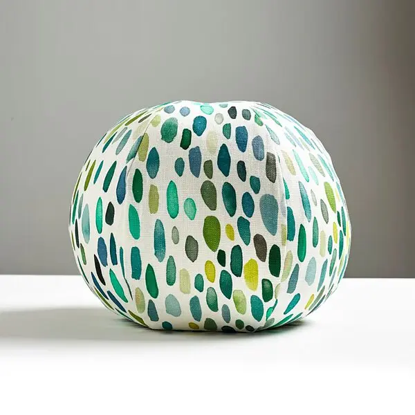 SCALAMANDRE Jamboree Sphere Decorative Pillow, 12 - Grasshopper