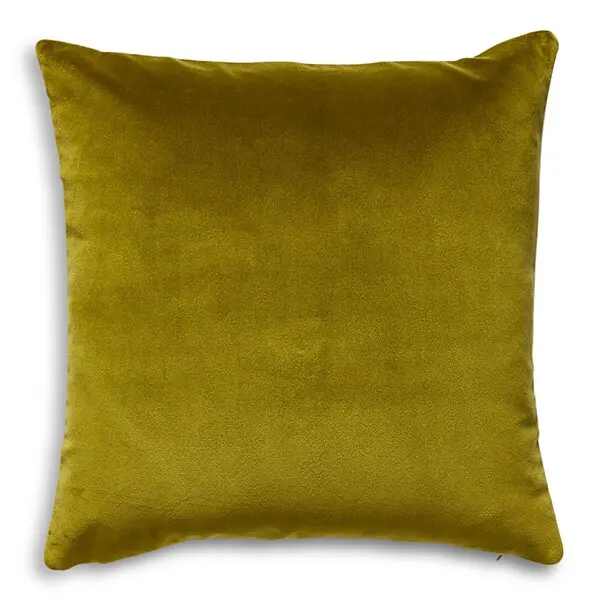 SCALAMANDRE Torino Velvet Decorative Pillow, 22 X 22 - Moss
