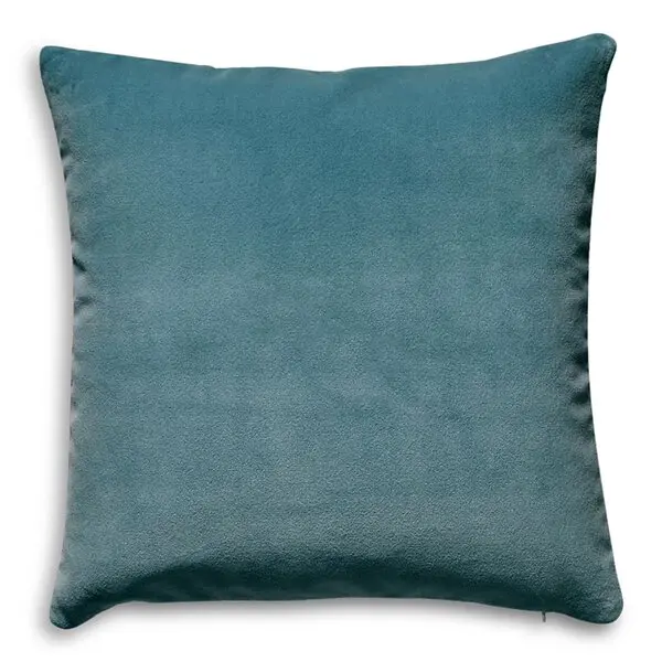 SCALAMANDRE Torino Velvet Decorative Pillow, 22 X 22 - Teal