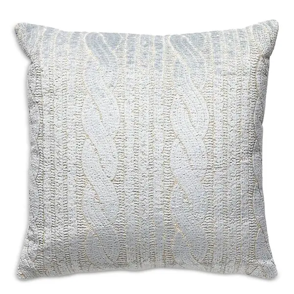 SCALAMANDRE Sweater Decorative Pillow, 22 X 22 - Drizzle