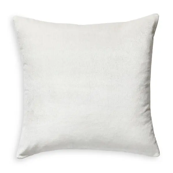 SCALAMANDRE Bay Velvet Outdoor Pillow - Oyster