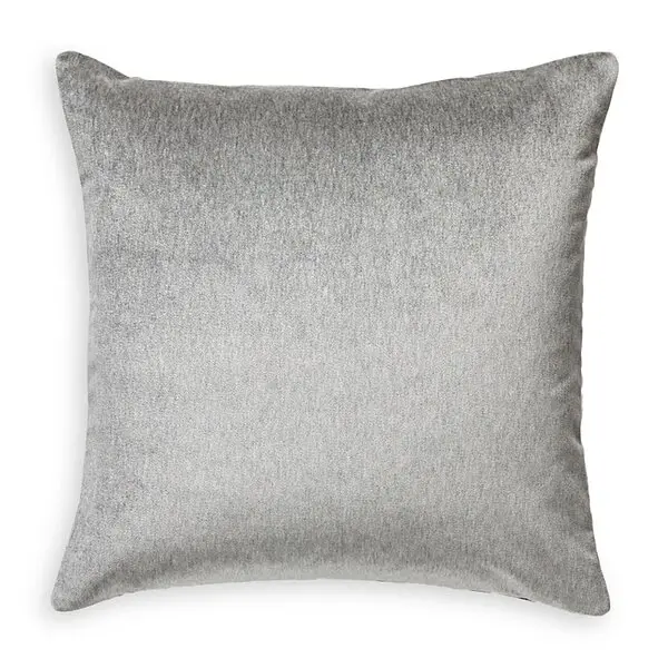 SCALAMANDRE Bay Velvet Outdoor Pillow - Smoke