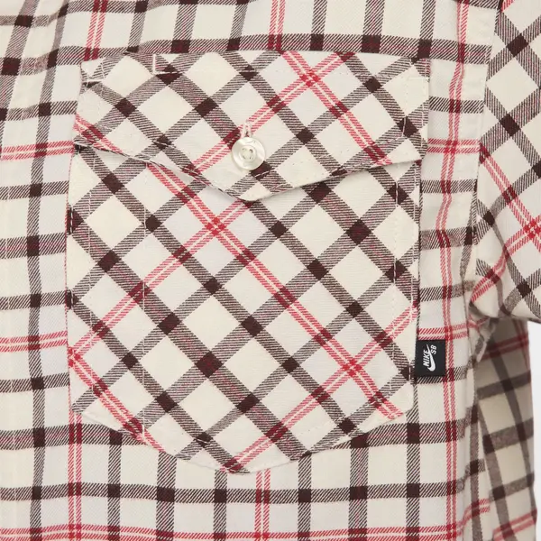 Nike Sb Long-sleeve Flannel Skate Button-up Shirt