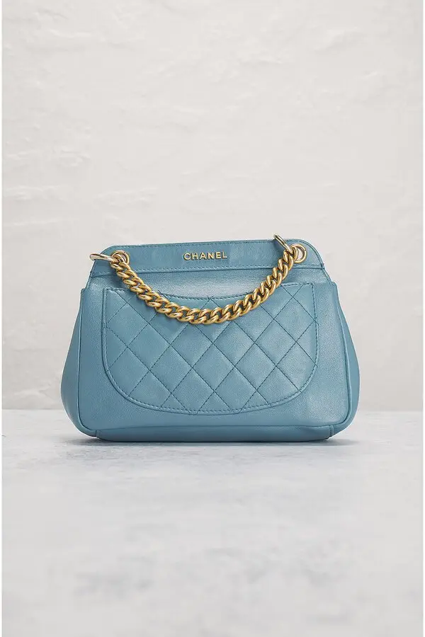 Chanel Calfskin Curve Flap Bag