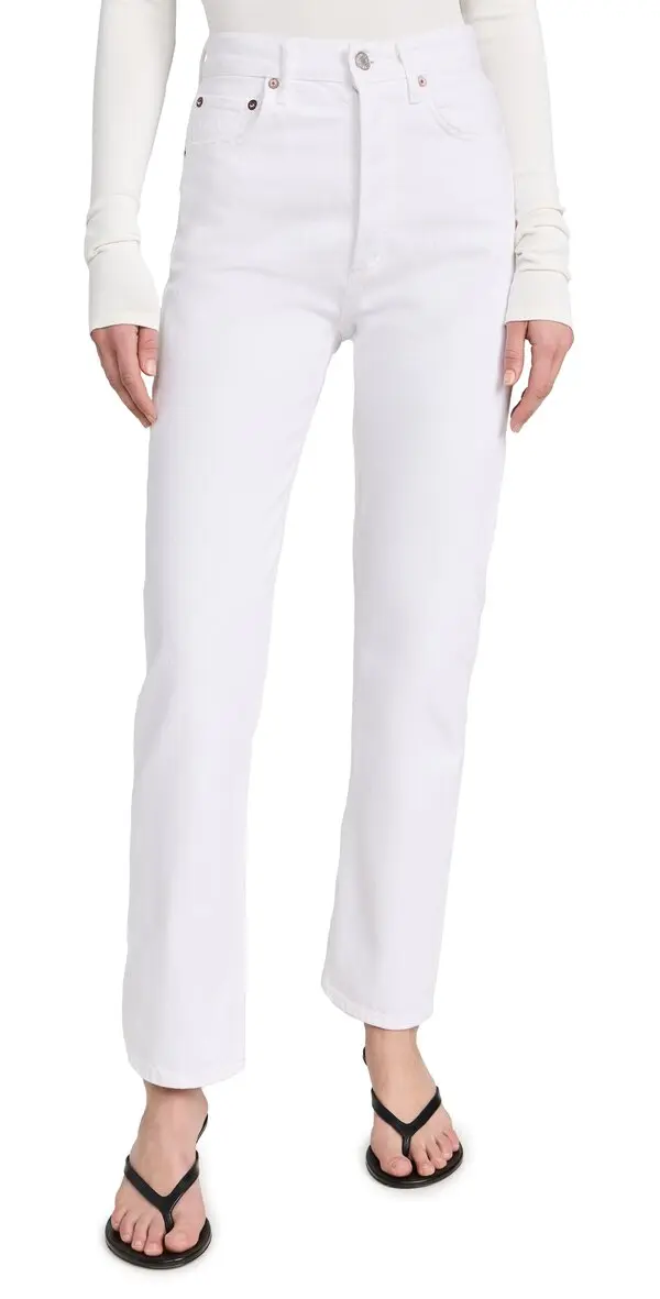 AGOLDE 90s Pinch Waist Jeans - Marshmallow