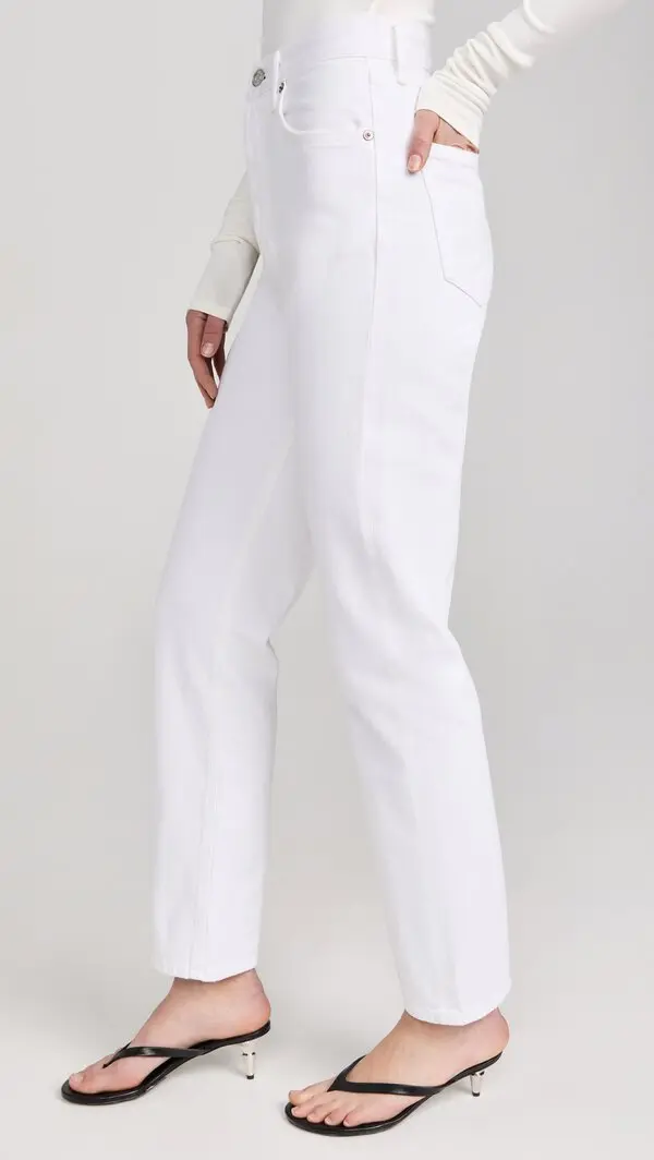 AGOLDE 90s Pinch Waist Jeans - Marshmallow