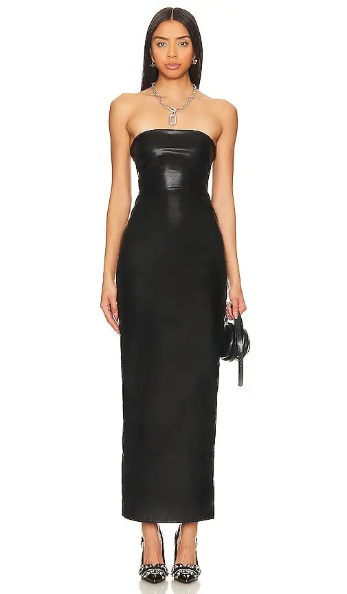 Superdown Alexandra Faux Leather Dress