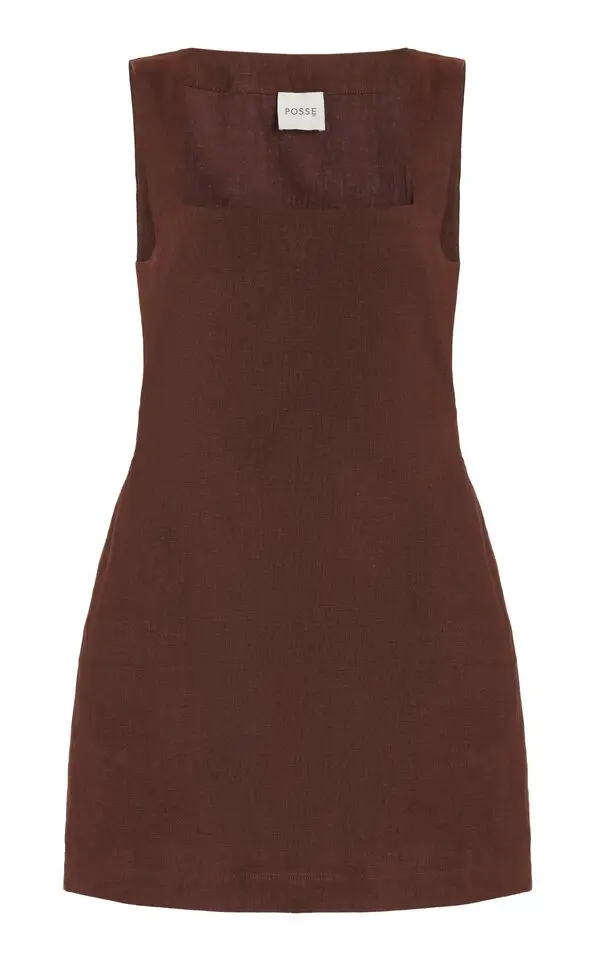 Posse Alice Linen Mini Dress
