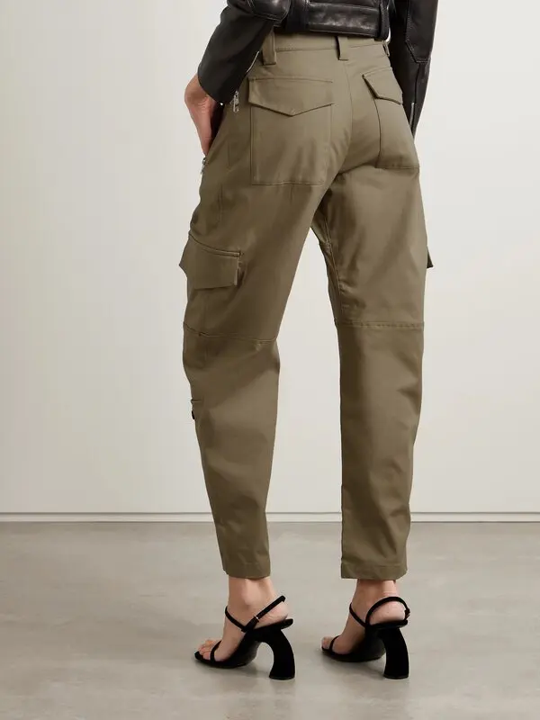 Proenza Schouler Jackson Cotton-blend Twill Tapered Cargo Pants