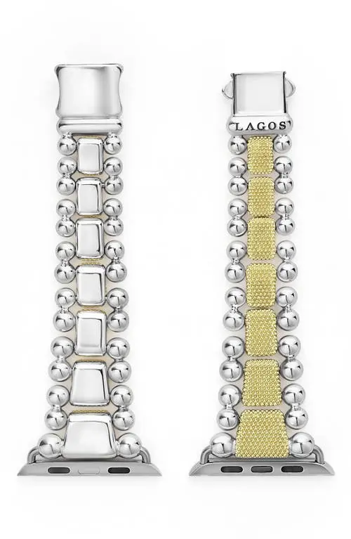 Lagos Smart Caviar Luxe Apple Watch® Band - Two-tone