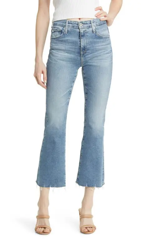Ag Farrah High Waist Crop Bootcut Jeans