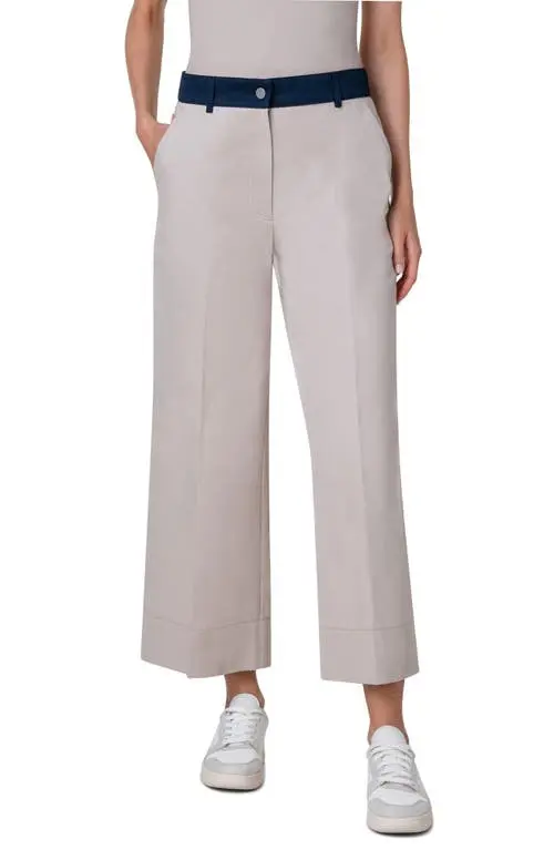 Akris Chiara Crop Wide Leg Pants