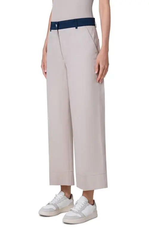Akris Chiara Crop Wide Leg Pants