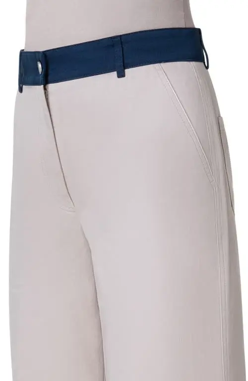 Akris Chiara Crop Wide Leg Pants