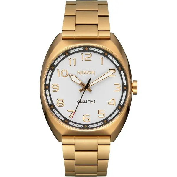 Nixon Mullet Bracelet Watch - Light Gold / White