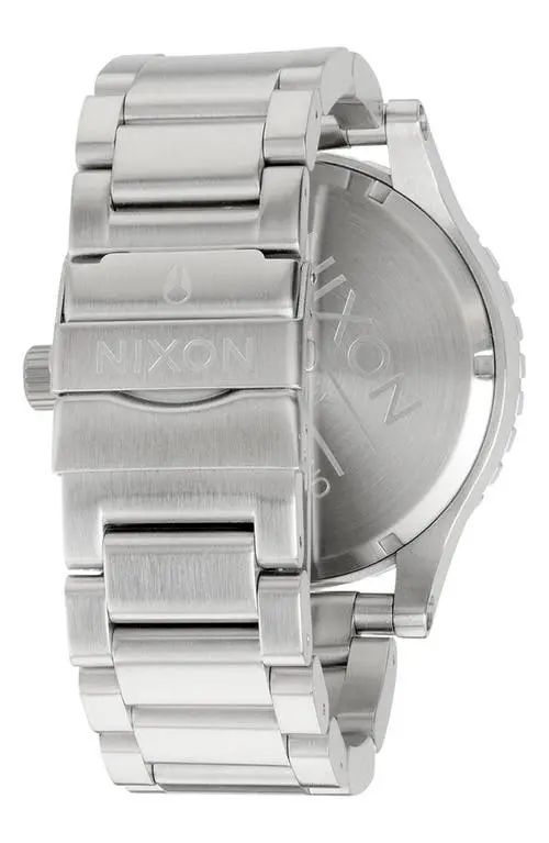 Nixon 51-30 Chronograph Bracelet Watch - Silver / Midnight