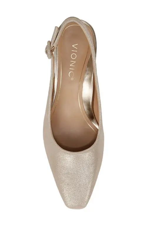 Vionic Perris Slingback Pump - Gold
