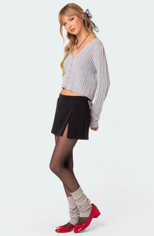 EDIKTED Elliot Cable Stitch Cardigan