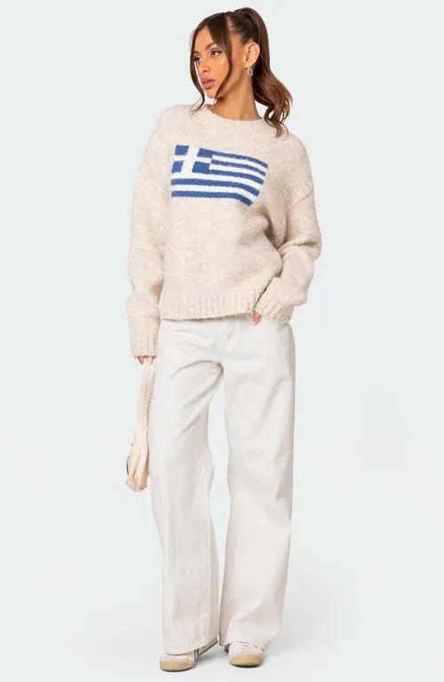 EDIKTED Greece Oversize Chunky Sweater