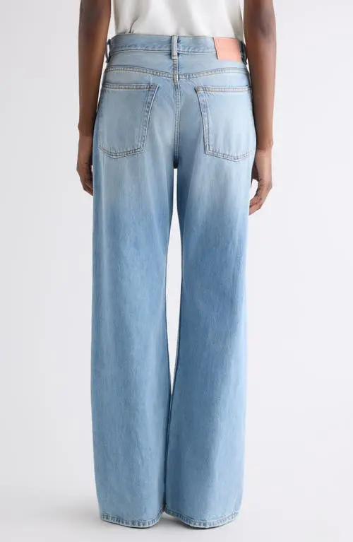 Acne Studios Loose Fit Wide-leg Jeans - Light Blue