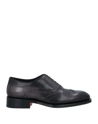 Santoni Goodyear Leather Oxford Lace-up Shoes