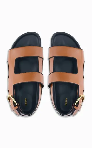 NEOUS Cher Platform Leather Sandals